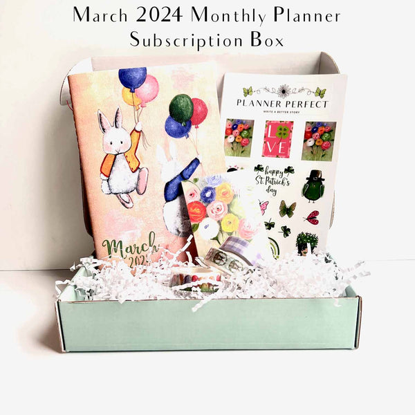 Planner Perfect Monthly Planner Subscription Box – Designs by Planner ...