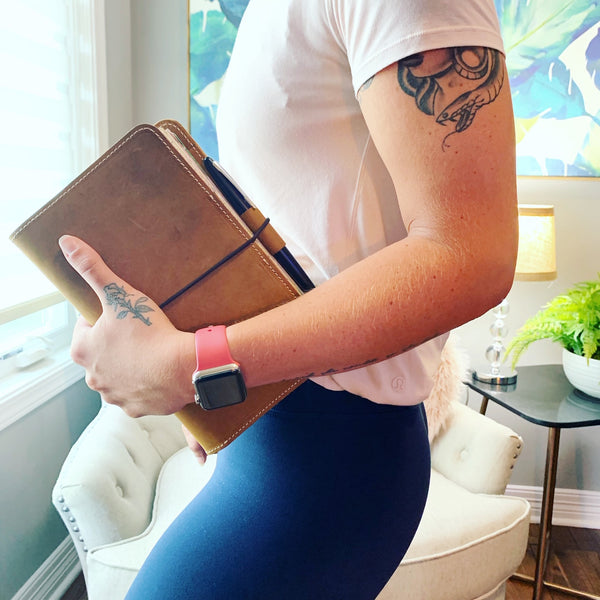 The Hazel Everyday Organized Leather Traveler's Notebook – Designs by ...